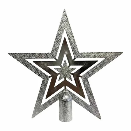 Vrh zvezda za bor srebrna 18 cm ( 51-611000 )