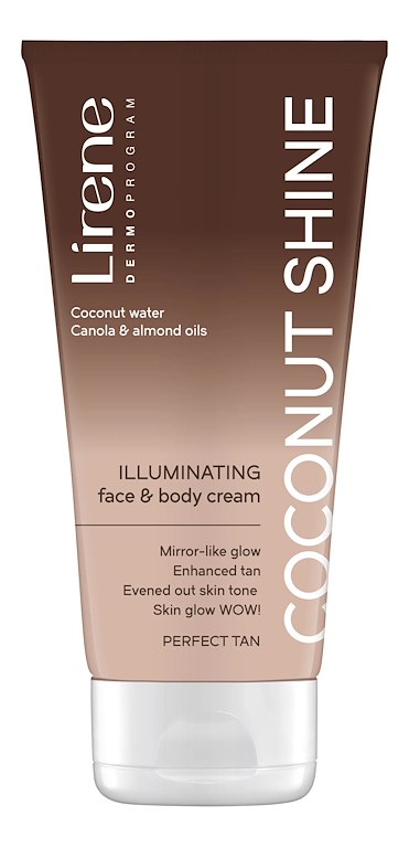 Lirene Samopotamnjivač sa sjajem Perfect tan, Coconut shine 150ml