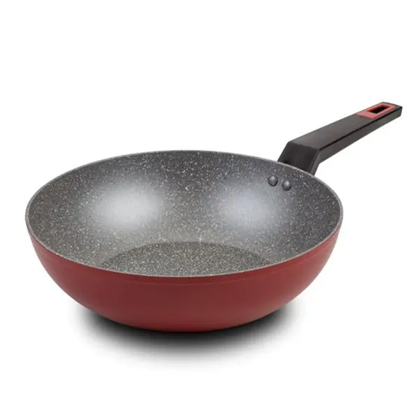 NAVA Wok 28cm taurus sa nelepljivim premazom, Crveni