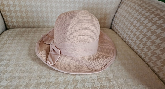 Letnji bledo roze letnji šešir, novo