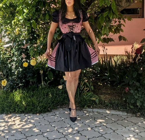 Dirndl mini haljina, vel. 38