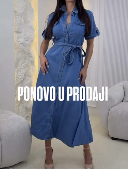 Haljina teksas