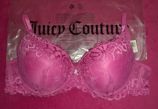 Juicy Couture roze cipka brus 85C NOVO!%