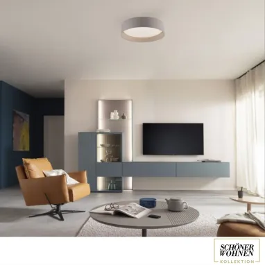 LED plafonjera sa daljinskim upravljačem Tavoli 12W CCT bež dimabilna PAUL NEUHAUS
