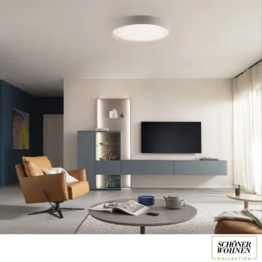 LED plafonjera sa daljinskim upravljačem Tavoli 37W CCT bež dimabilna PAUL NEUHAUS