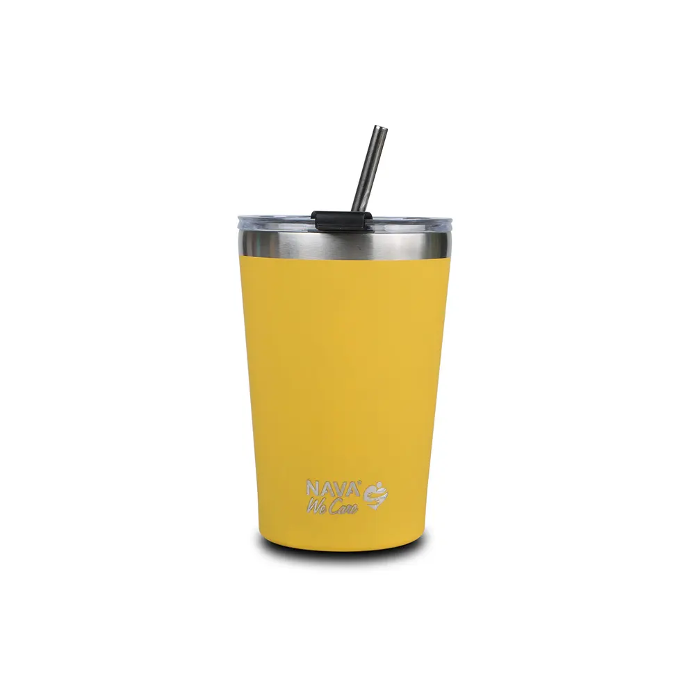NAVA NV10-262-113 Termo putna šolja sa slamkom 450ml žuta