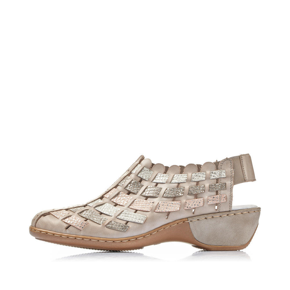 ŽENSKE SANDALE RIEKER 47156 GREY