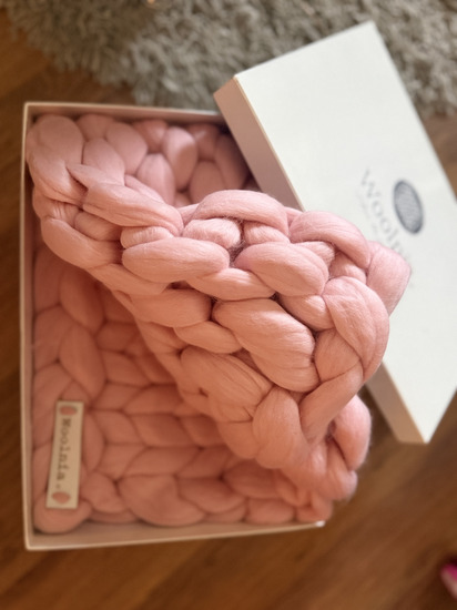 Woolnia cebe za bebe - pink