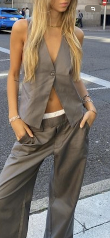Pull and bear sivi prsluk