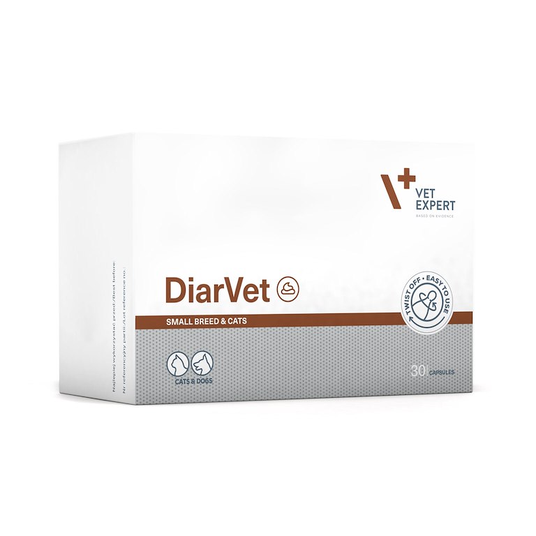 DIARVET SMALL BREED AND CATS (30caps.toff)
