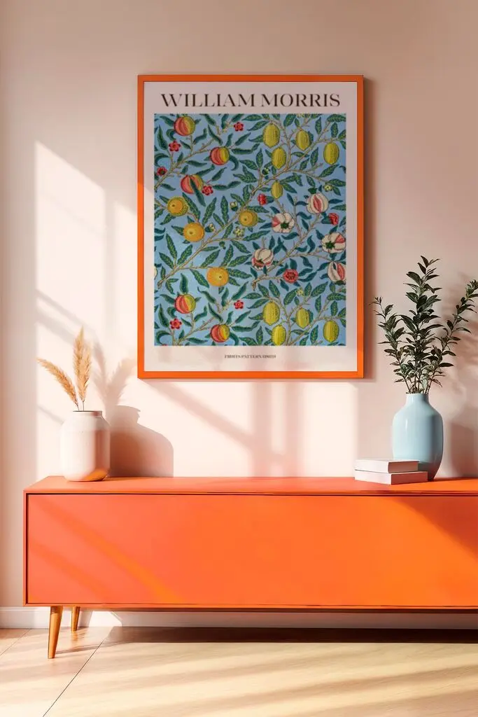 Wallity Dekorativna uramljena slika, 33x48cm, Šarena