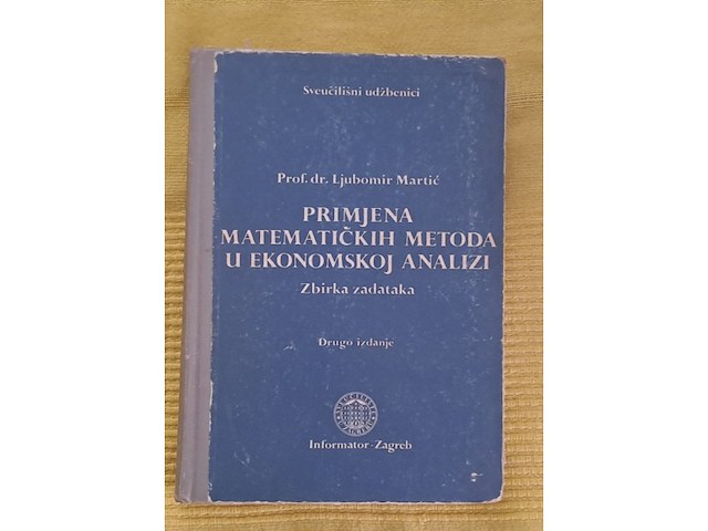 Primjena matematičkih metoda u ekonomskoj analizi