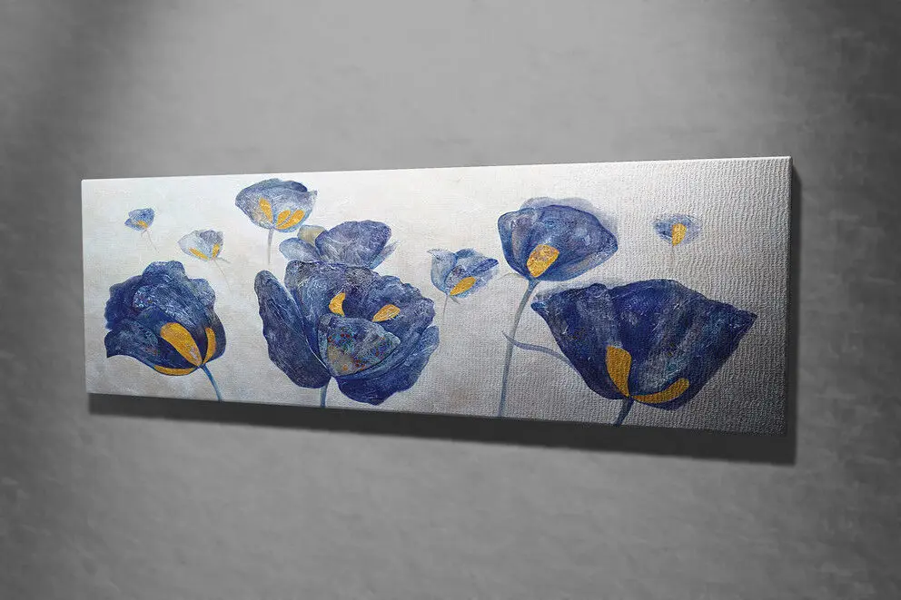 Wallity Dekorativna slika na platnu, 30x80cm, Šarena