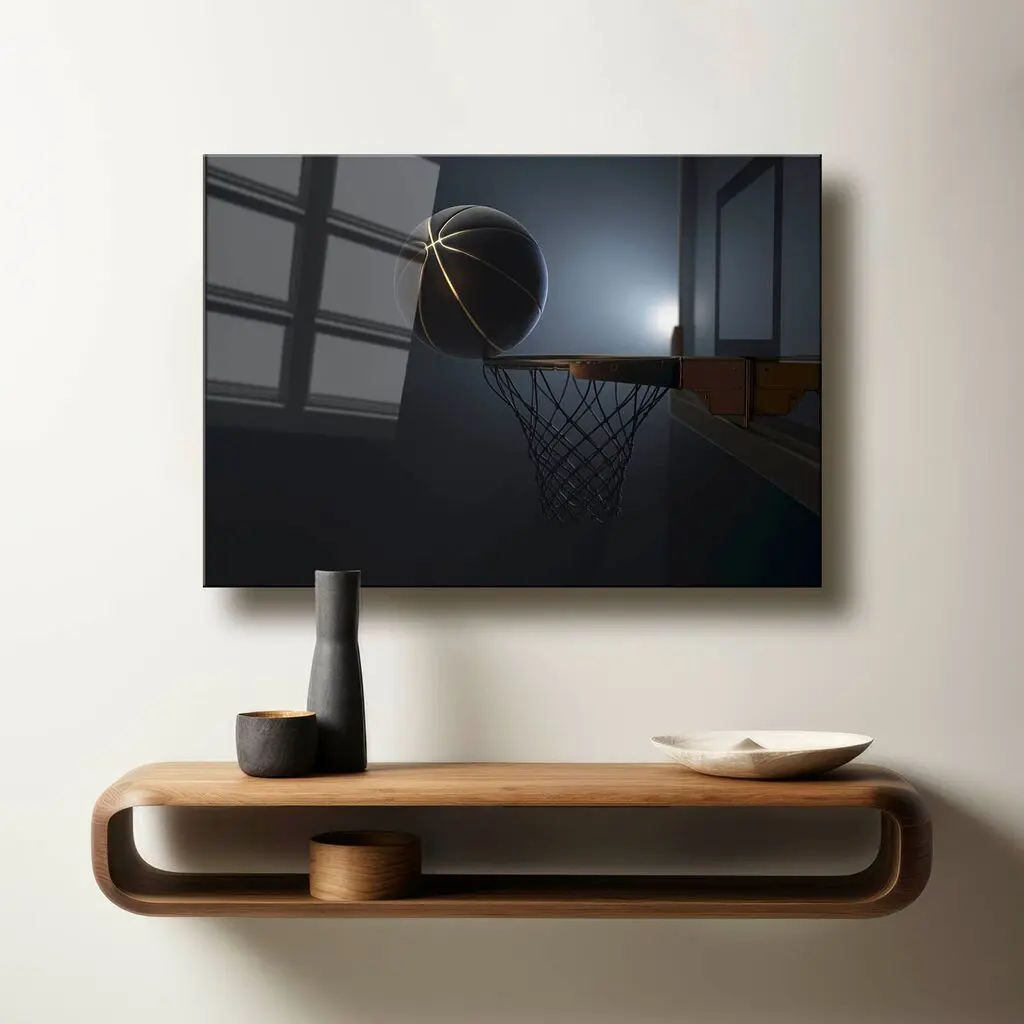 Wallity Dekorativna slika na kaljenom staklu Camtbl-022, 50 x 70 cm, Šarena