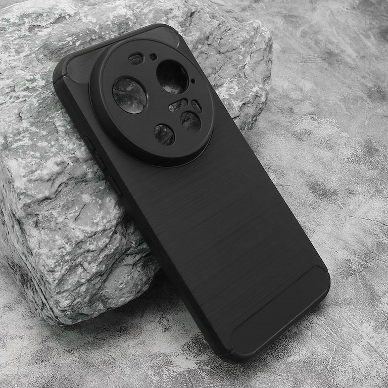 Futrola silikon BRUSHED za XIAOMI 17 ultra 5G crna