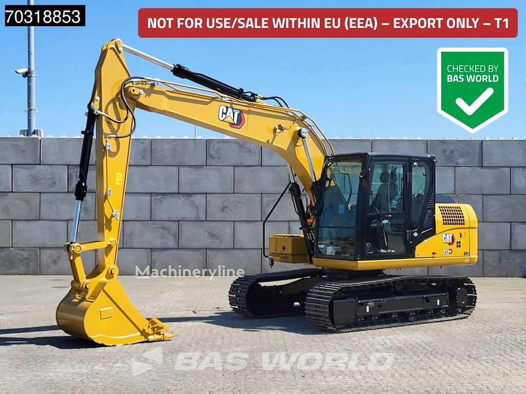Novi Caterpillar 313 GC bager guseničar
