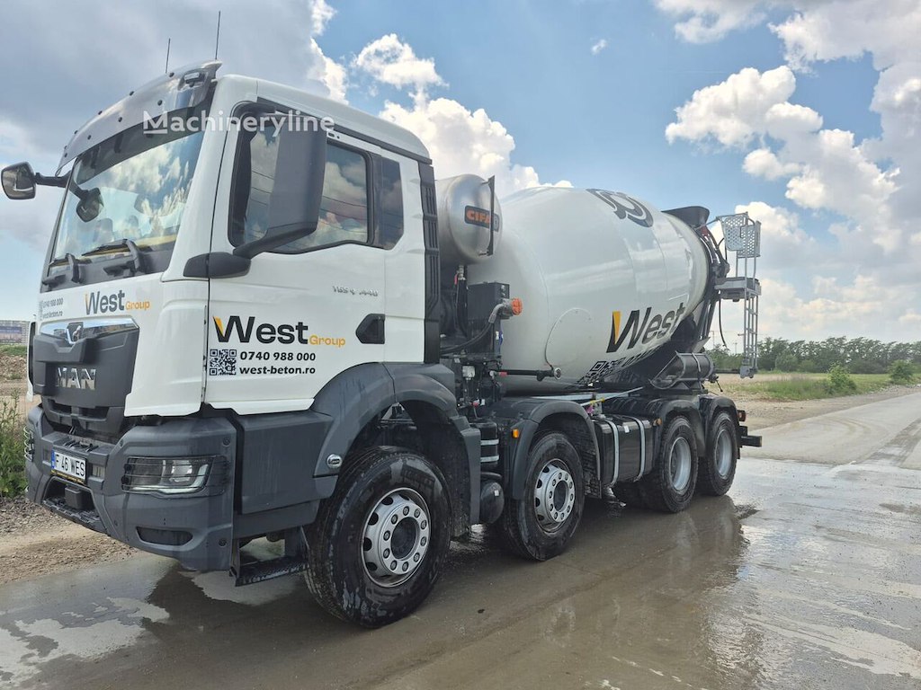 Cifa na šasiji MAN TGA 41.400 kamion s mešalicom za beton