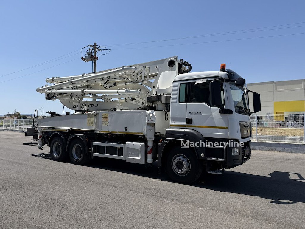Cifa K 37 L na šasiji MAN TGS 26.420 pumpa za beton