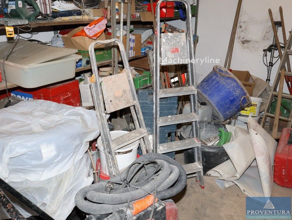 Prodaje se Hailo Alu-Klappleiter-Sortiment HAILO 1x 5 Tritte građevinsku ljestvu na aukciji