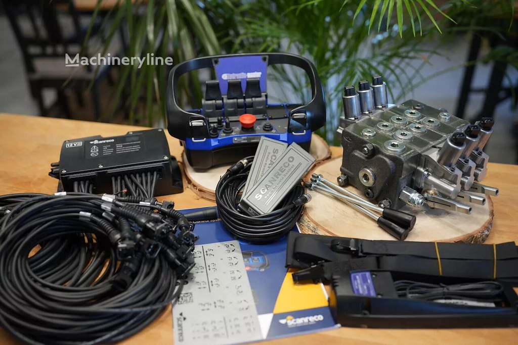 Scanreco G2B RC400 Mini 3 јastuchiћa + Walvoil DPX100 3 sektsiјe radio daljinsko upravljanje za građevinske mašine