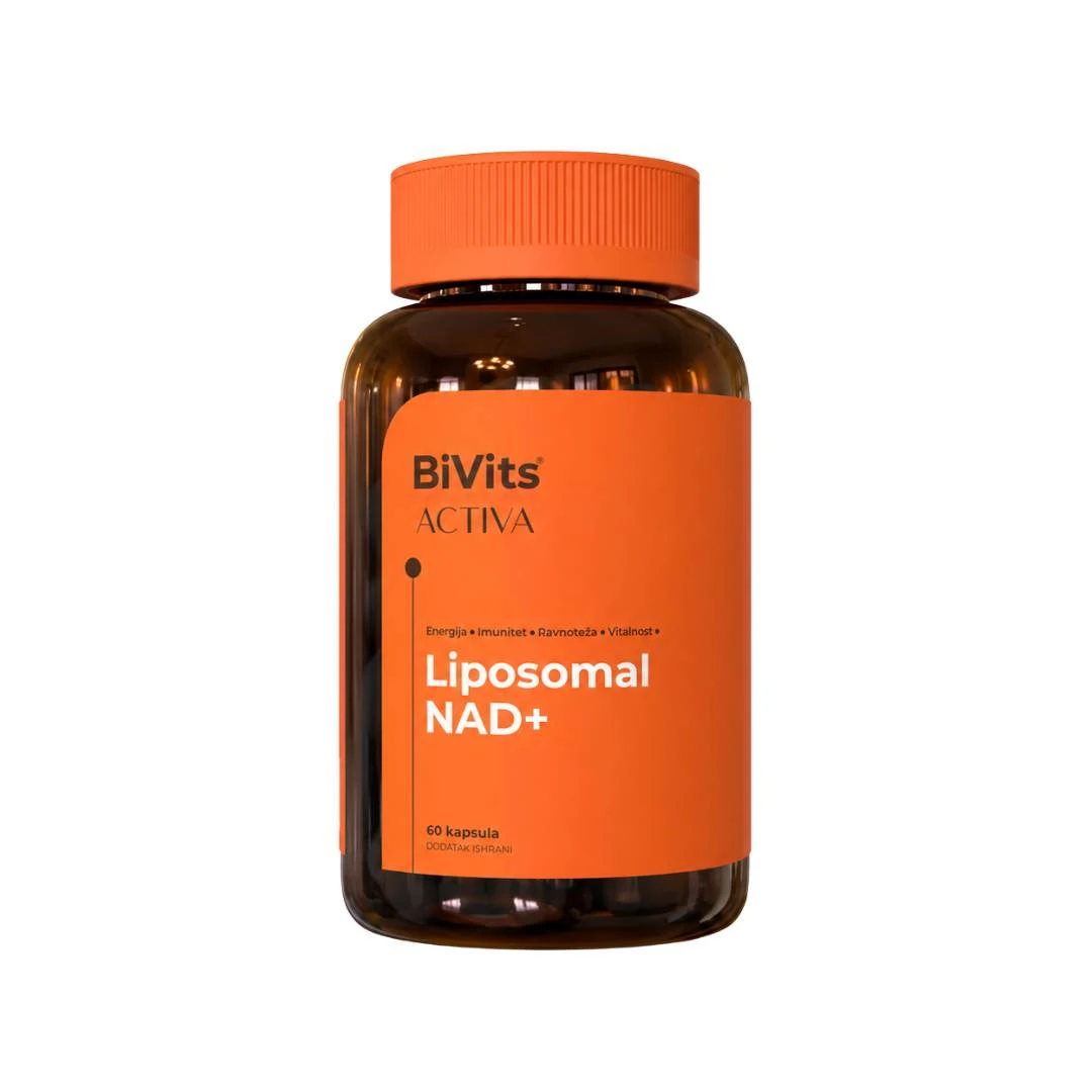 BiVits® Liposomal NAD+ 60 Kapsula za Usporavanje Procesa Starenja