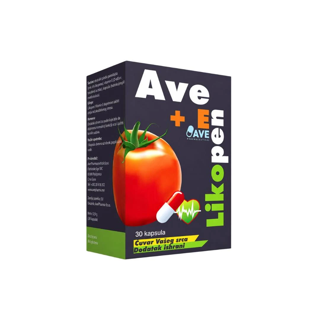 AVE Likopen i Vitamin E 30 Kapsula