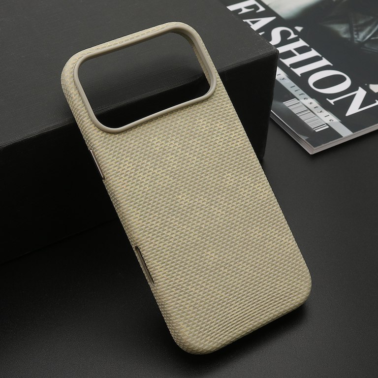 Maska WOVEN TOUCH MagSafe za iPhone 17 Pro Max (6.9) siva