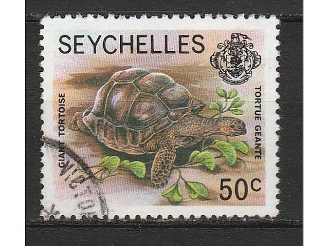 Seychelles, Sejšeli - 1977 - Aldabra Giant To, kornjača
