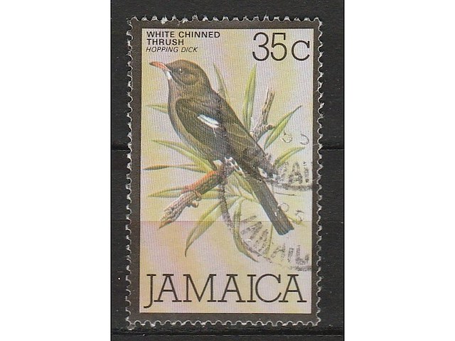Jamaica, Jamajka - 1980 - White-chinned Thrush