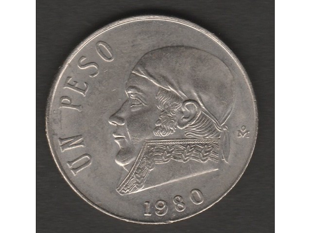 1 Peso - 1980 - Mexico, Meksiko