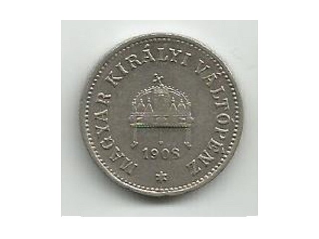 Madjarska Hungary 10 filler 1908. KM#482