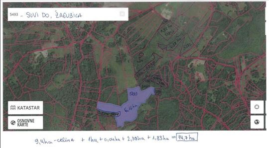 Žagubica Zemljište - 147.091 m2 ID#2783