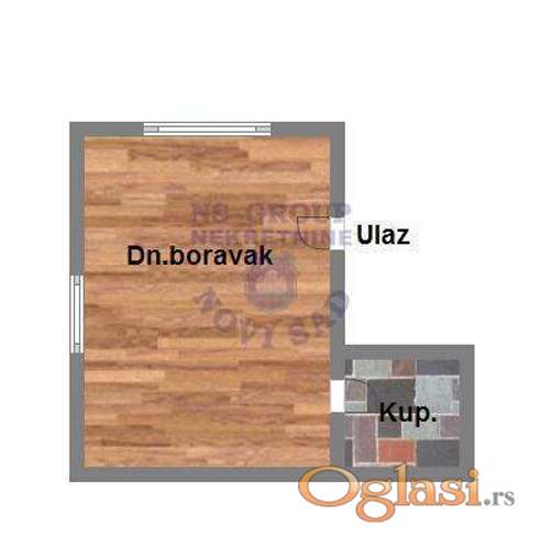 Garsonjera na Alibegovcu, 26m2