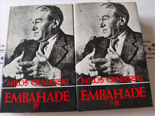 Miloš Crnjanski Embahade 2 knjige