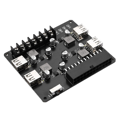 DC/DC ATX 24P adapter ploča 4 USB porta QC2.0/QC3.0 fast charge