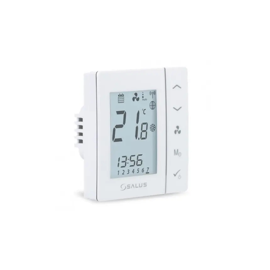 Digitalni programski bezicni termostat za fan coil (zicano napajan) FC600 SALUS