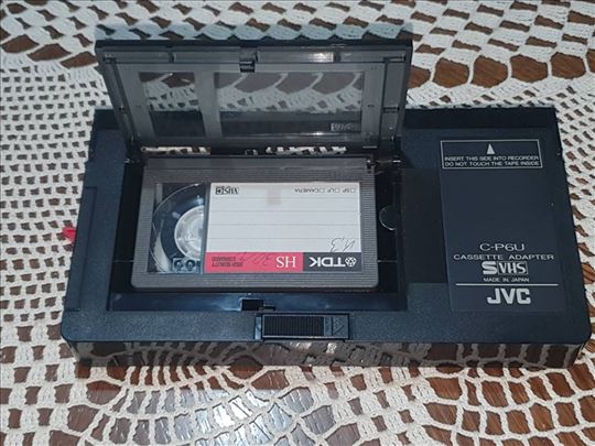 JVC C-P6U cassette adapter VHS-C SVHS-C Adaper VHS