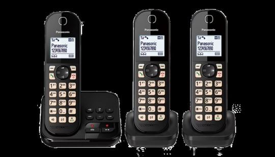Panasonic KX-TGC463GB Bežični telefon, 3 slušalice