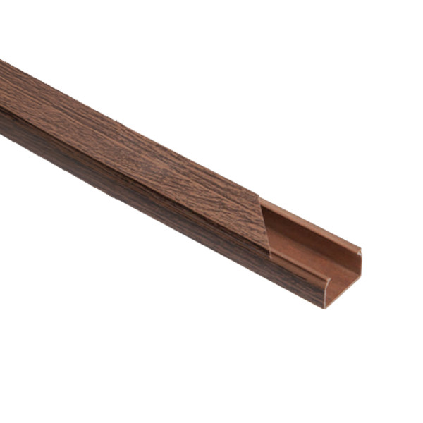 2m. 16x16 PLASTIC CABLE TRUNKING CT2 OAK