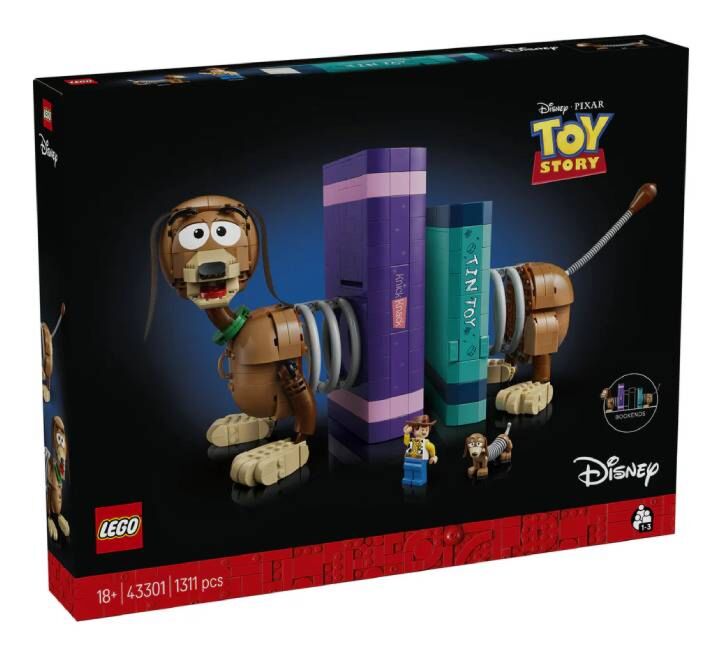 LEGO DRŽAČI ZA KNJIGE U OBLIKU PSA SLINKIJA IZ PRIČE O IGRAČKAMA LE43301