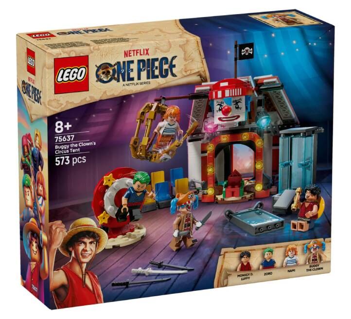 LEGO CIRKUSKI ŠATOR KLOVNA BAGIJA LE75637
