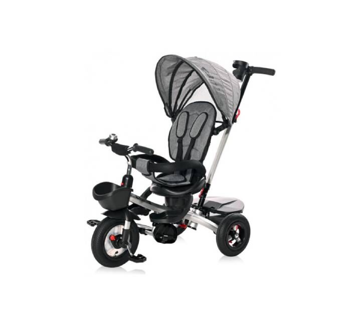 LORELLI TRICIKL ZA DECU SA GUMENIM TOČKOVIMA ZIPPY - GRAPHITE 10050560001