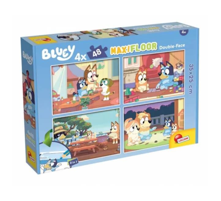LISCIANI SLAGALICA MAXI BLUEY 2U1 SLOŽI I OBOJI 52254