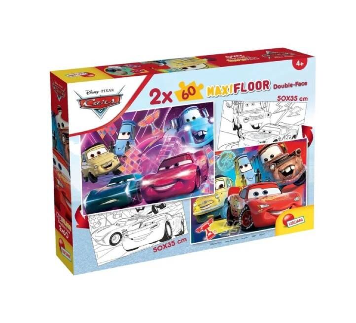 LISCIANI PUZZLE MAXI CARS 2U1 SLOŽI I OBOJI 51614