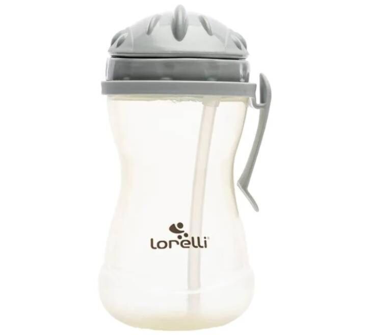 LORELLI SPORTSKA ŠOLJA SA RUČKOM ZA DECU 360 ML - SIVA 10230090006