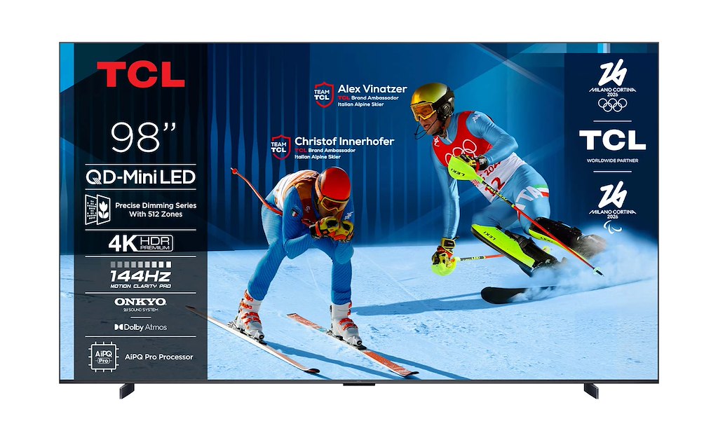 TCL 98C6K 98" (249cm) 4K UHD QD MiniLed Google