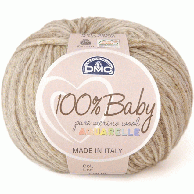 DMC 100% BABY 3 AQUARELLE 10 PEL 50G