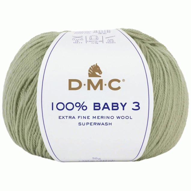 DMC 100% BABY 3 10 PEL 50G
