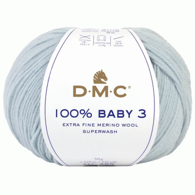 DMC 100% BABY 3 10 PEL 50G