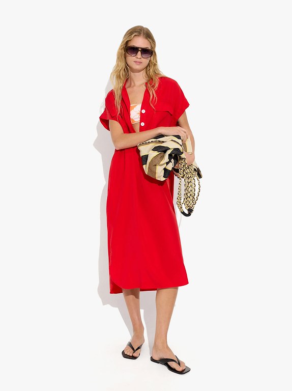 SHIRT DRESS 100% LYOCELL